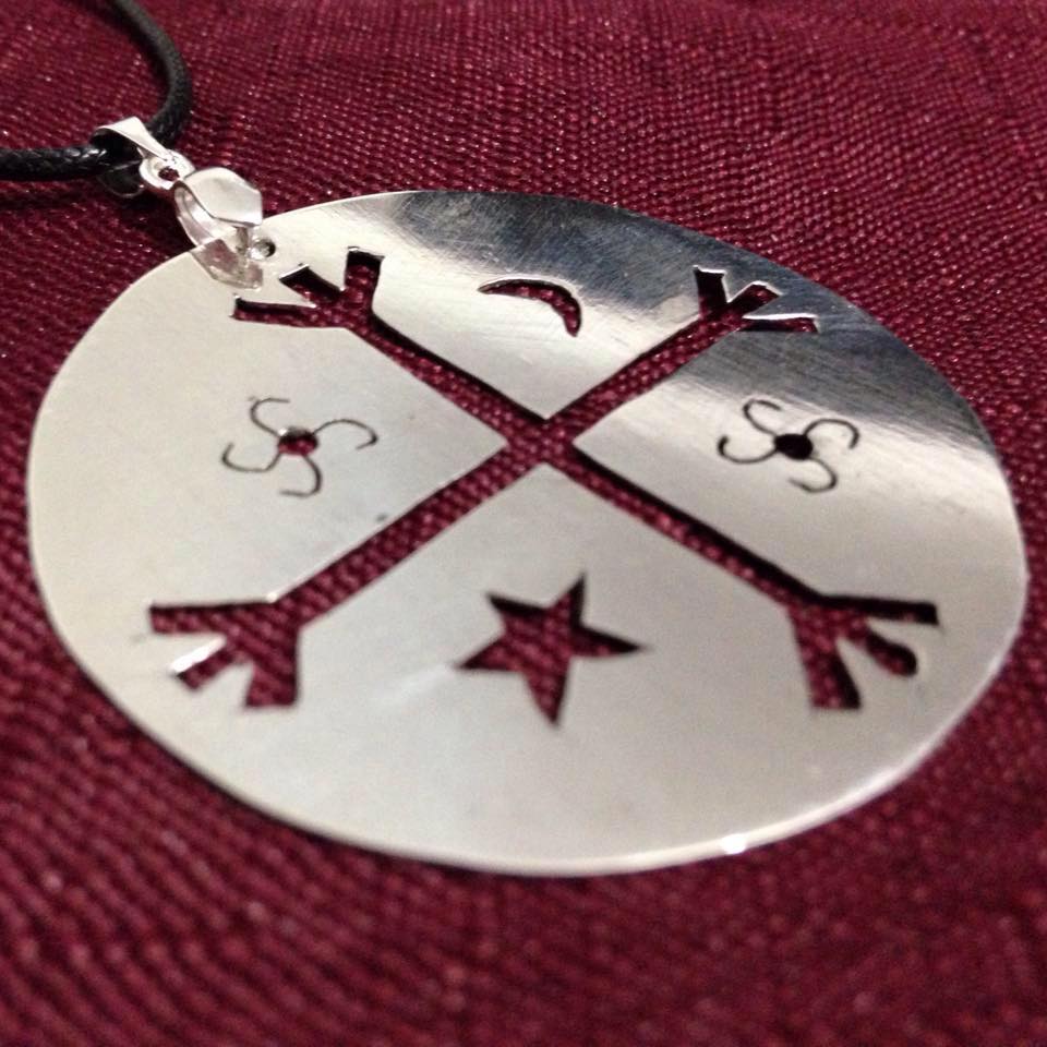 Colgante Kultrun Tradicional - Joyas Kayufilu